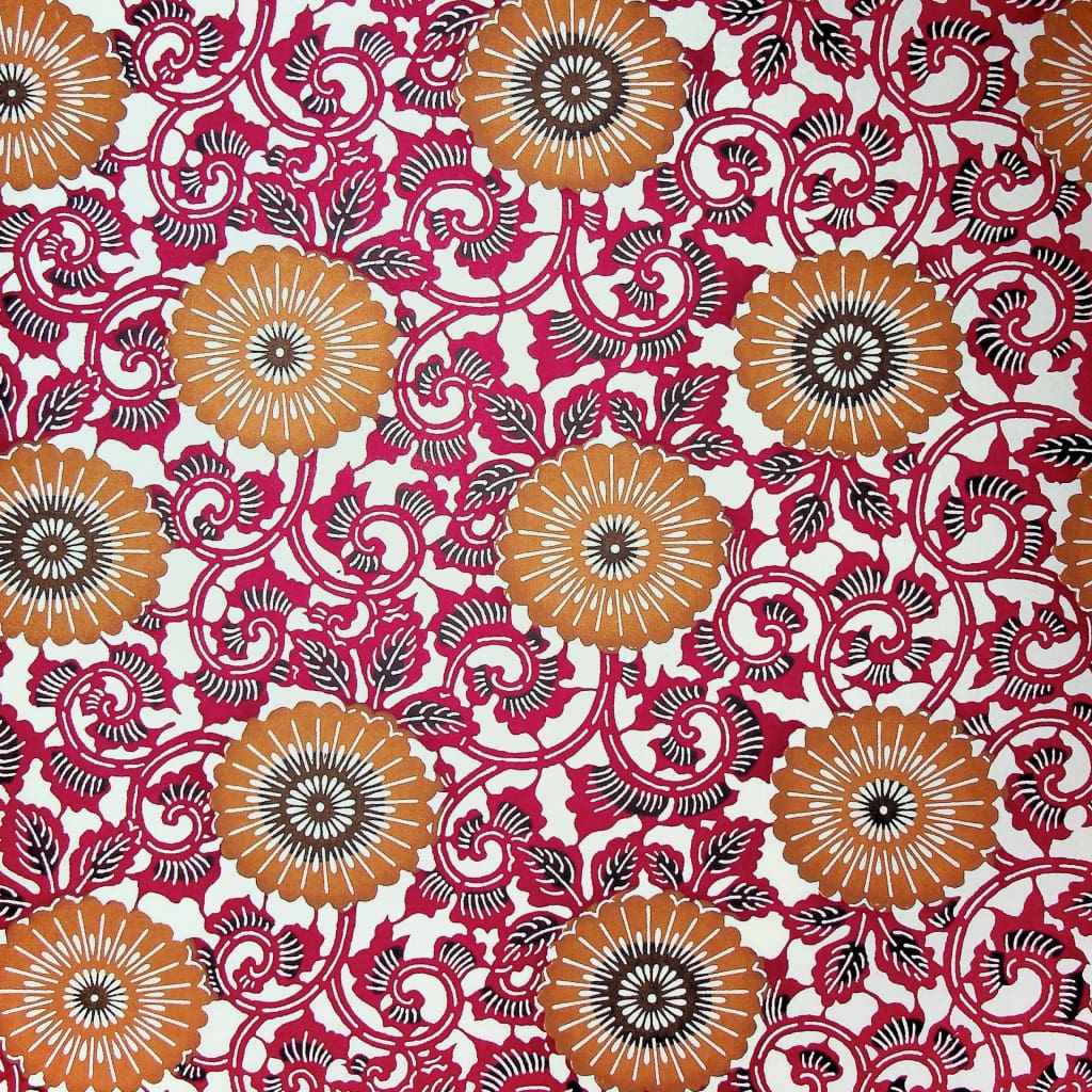 Japanese Vine Red Print – Japan Stationery