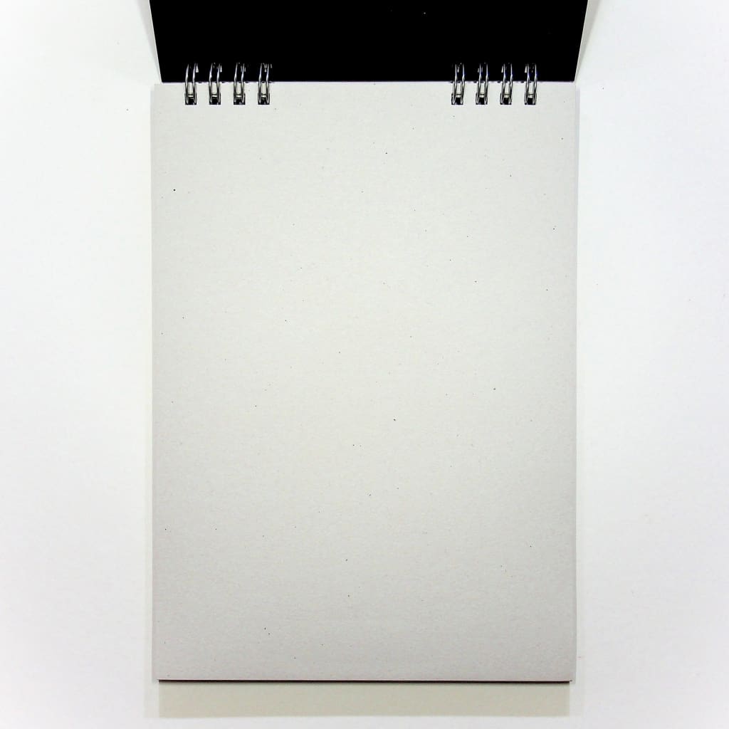 Black Letterpress Ring Bound A5 Notebook – Japan Stationery